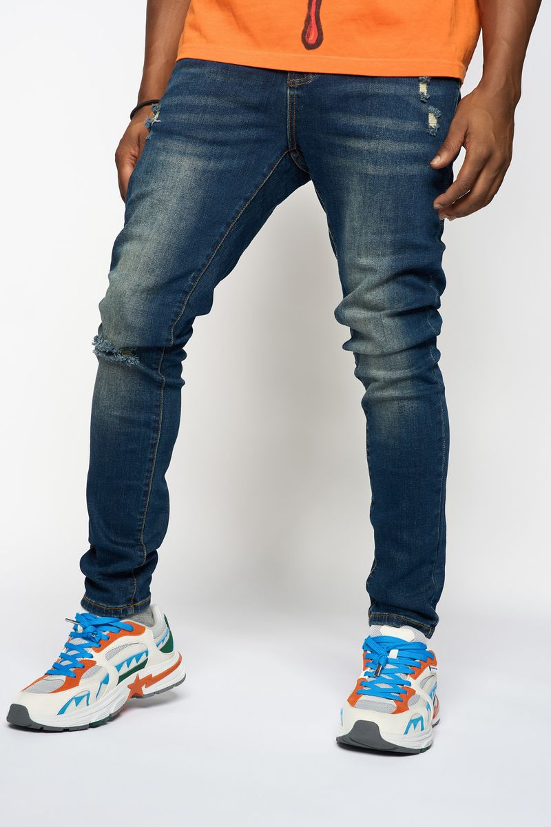 "RELIABLE" SKINNY DENIM (Navy) – P H E E L I N G S