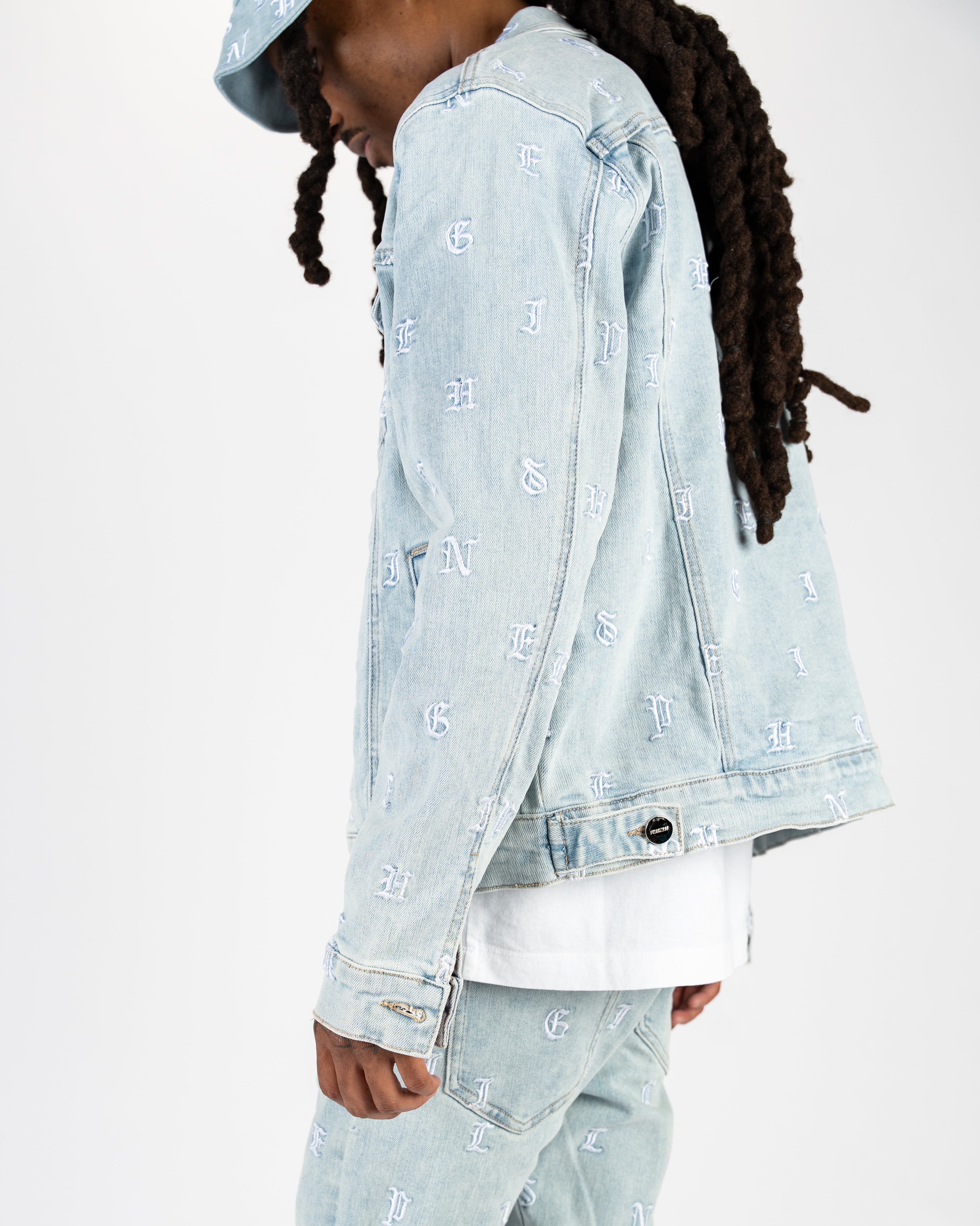 "SOUL STAMPED" DENIM JACKET – P H E E L I N G S